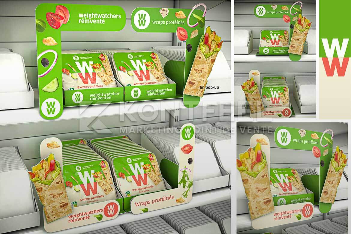 Le design de PLV en linéaire